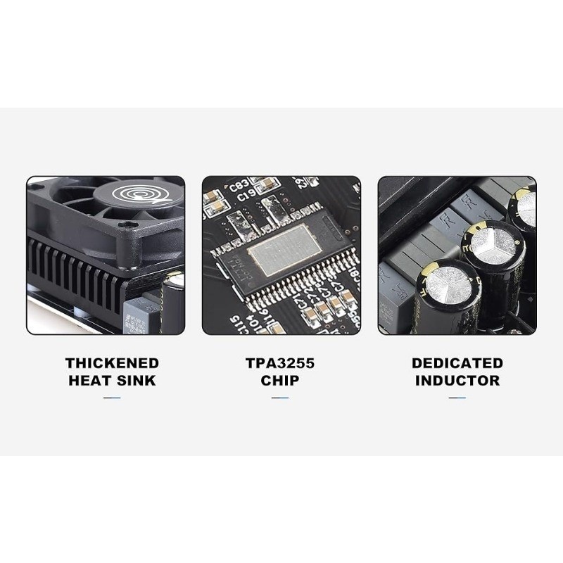 ZK-3002 High-power Dual Channel Amplifier Board for Audio System 300W*2 ...