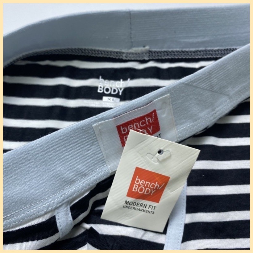 6Pieces Bench Body Men's 100% Cotton Stripe Boxer Briefs High Quality ...