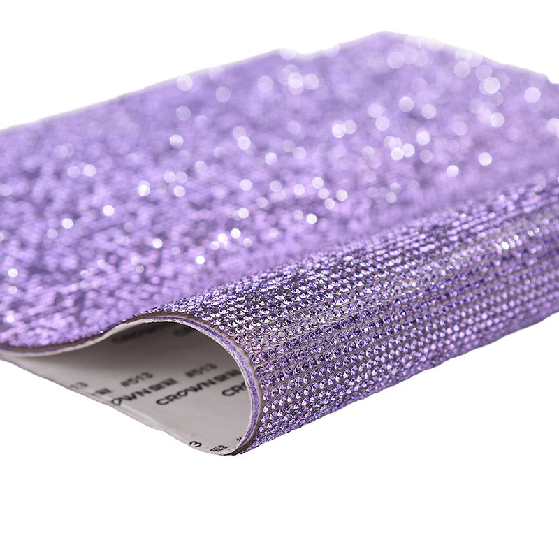 12x20cm Self Adhesive Rhinestone Sticker Tape DIY Decoration Diamond ...