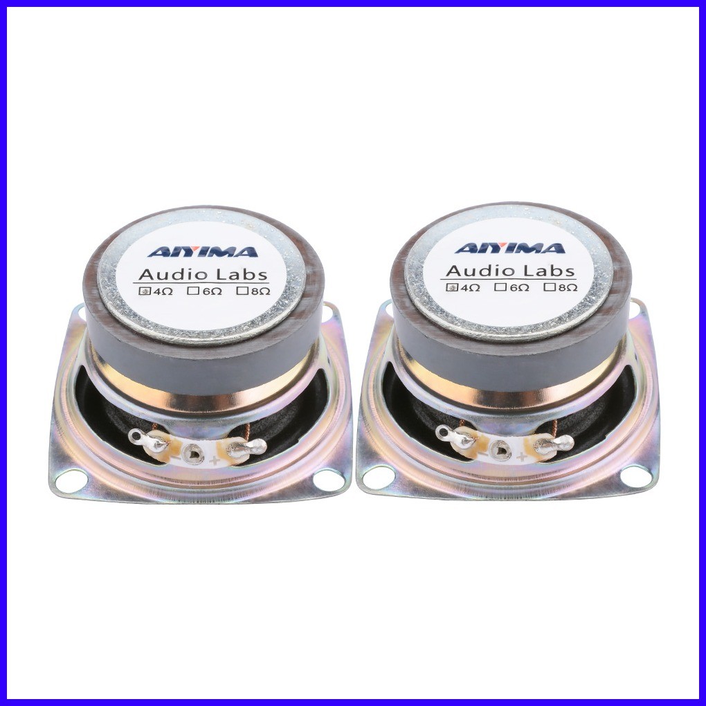 AIYIMA 2Pcs 2 Inch 4Ohm 3W Full Range Speaker Mini Portable Audio ...