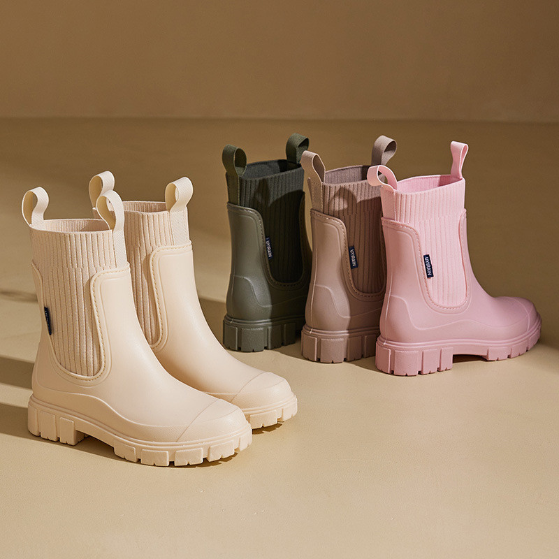 Fashionable Forest Sweet Rain Boots For Women With Outdoor Rain Boots ...