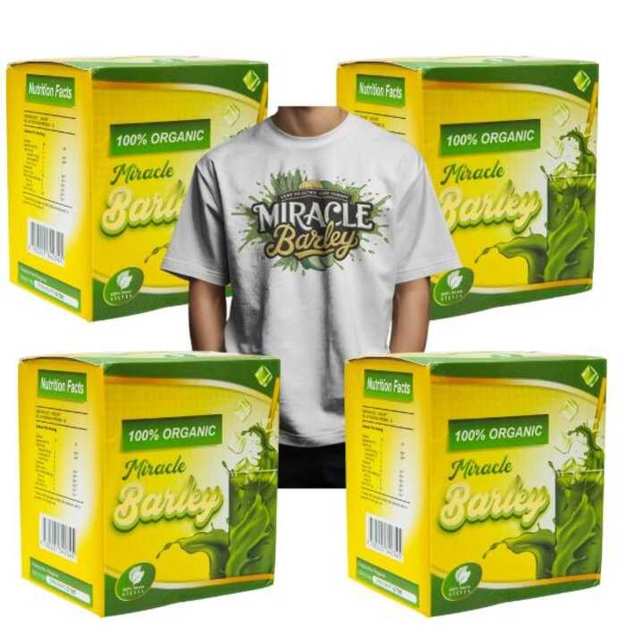 Buy 4 Get Free Miracle Barley Shirt. B4a28 D1465 | Shopee Philippines