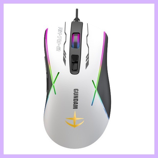 Zeus x Gundam ( GD-001BLACK ) RGB LED Wired Gaming Mouse RGB Backlit ...