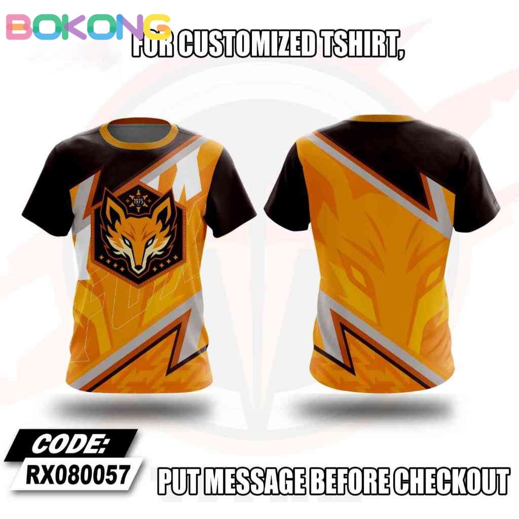 INTRAMURALS CUSTOMIZE SHIRT FOX YELLOW CONCEPT FOR MEN AND WOMEN TSHIRT ...