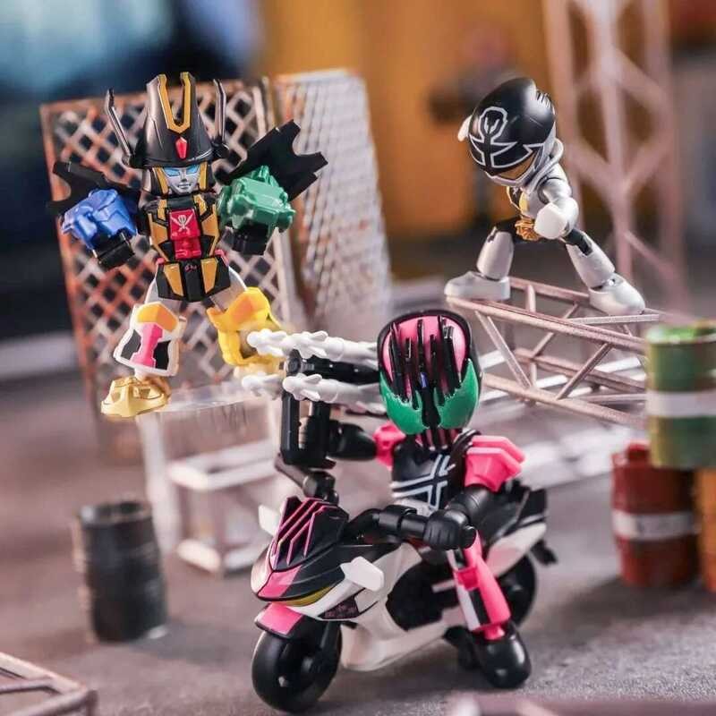 Toy Blokees Heroes Station Blind Box Super Sentai Action Figure Kamen ...