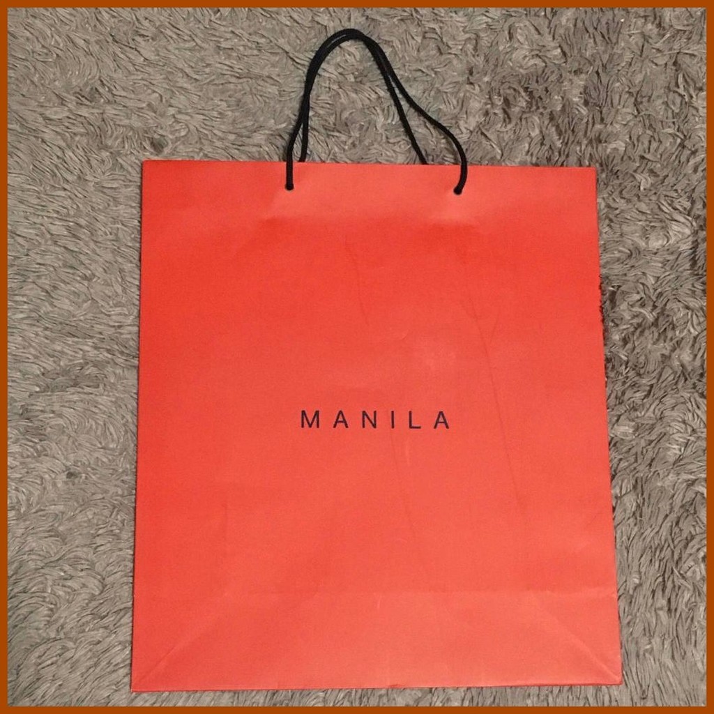 100% Original Jordan Manila/The Athlete's Foot Paper Bag | Shopee ...