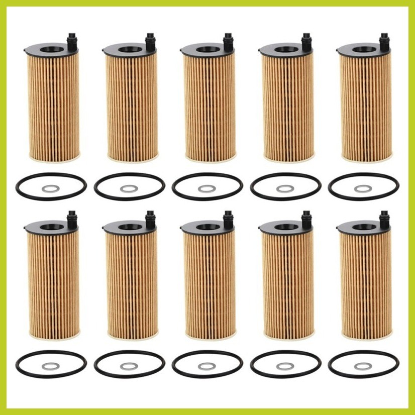 ⊥ ♞10PCS 11428575211 Engine Oil Filter Kit For BMW X3 X4 X5 X6 G01 2017 ...