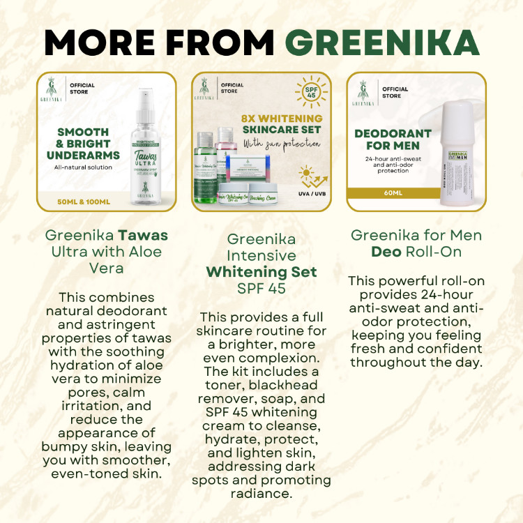 Maximo Trading 100ML Greenika Scented 5X Underarm Whitening Spray ...