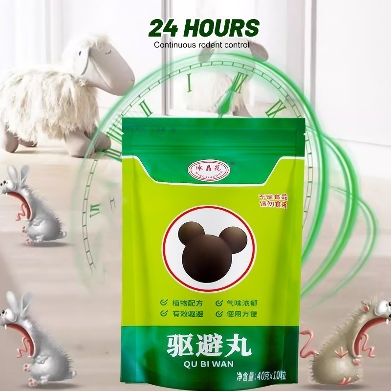 Natural Non-toxic Rat Repellent Mothballs - Powerful Rats Repeller ...