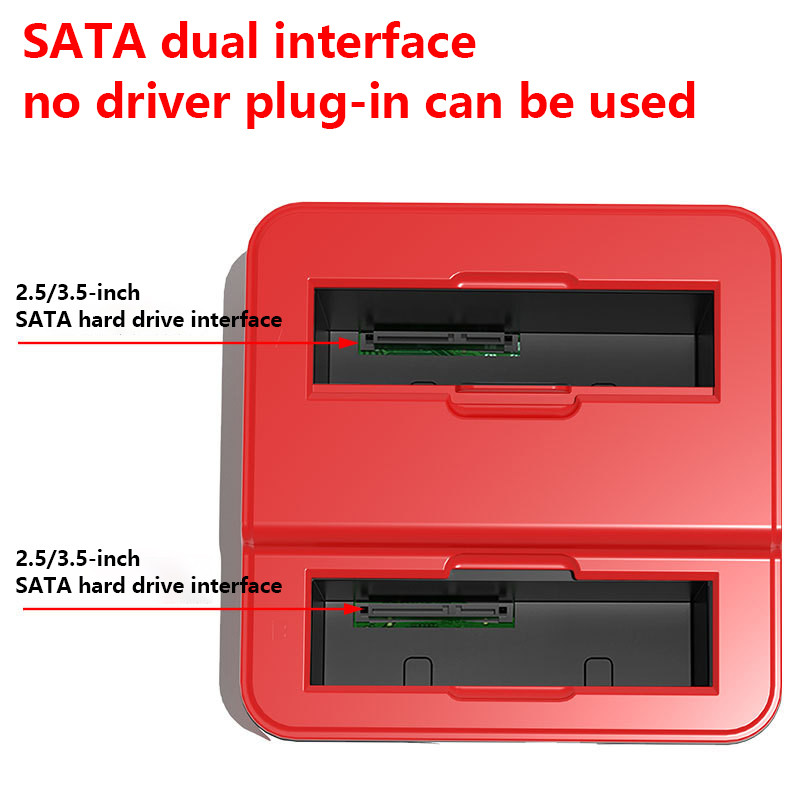 HDD Docking Station SATA to USB 3.0 Adapter for 2.5 3.5 SSD Disk Case ...