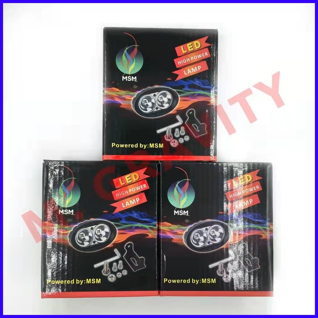 led lights motorcycle MSM 2 LED Wall E Version 1 Headlight 20 watts ...