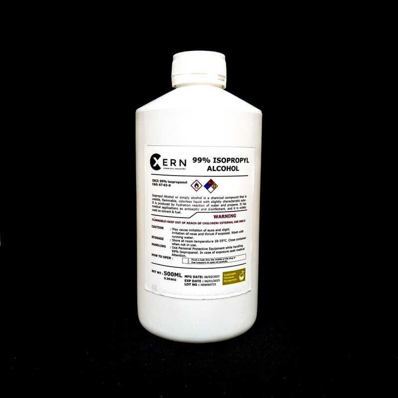 99% Pure Isopropyl Alcohol / IPA / Industrial Soent 500Ml | Shopee ...