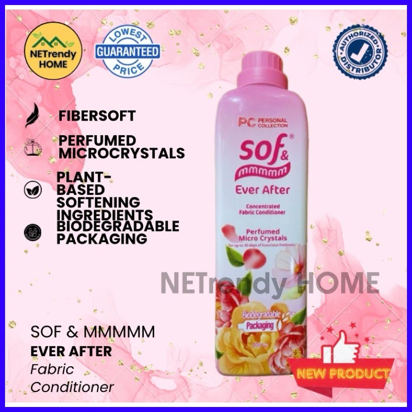 NEW PRODUCT SOF EVER AFTER CONCENTRATED FABRIC CONDITIONER | Shopee ...