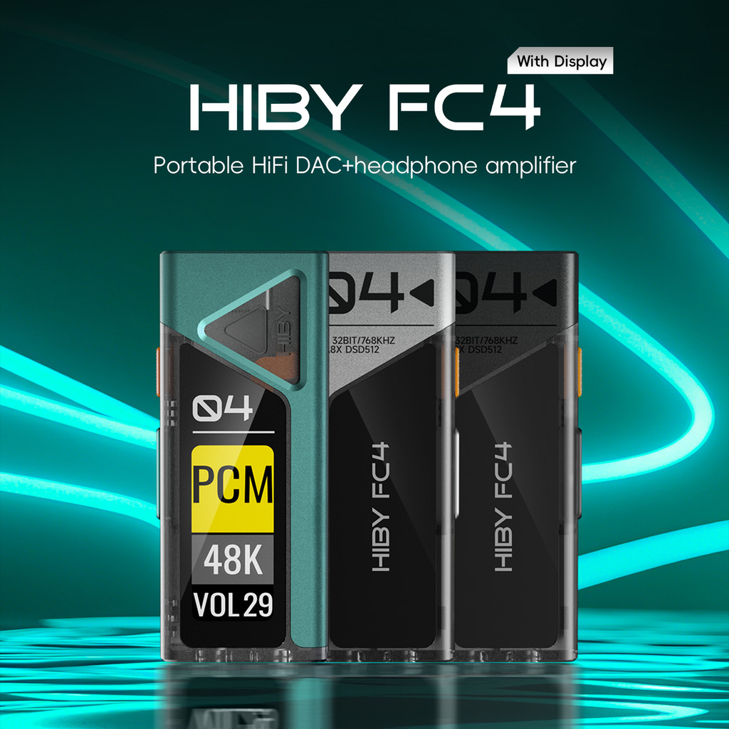 HiBy FC4 HiFi USB DAC Headphone Amplifier Dual CS43131 AB1565 Decoder ...