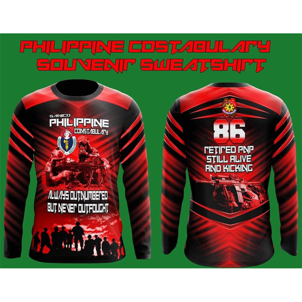 PNP TACTICAL Insignia of the Philippine Constabulary LONG SLEEVES ...