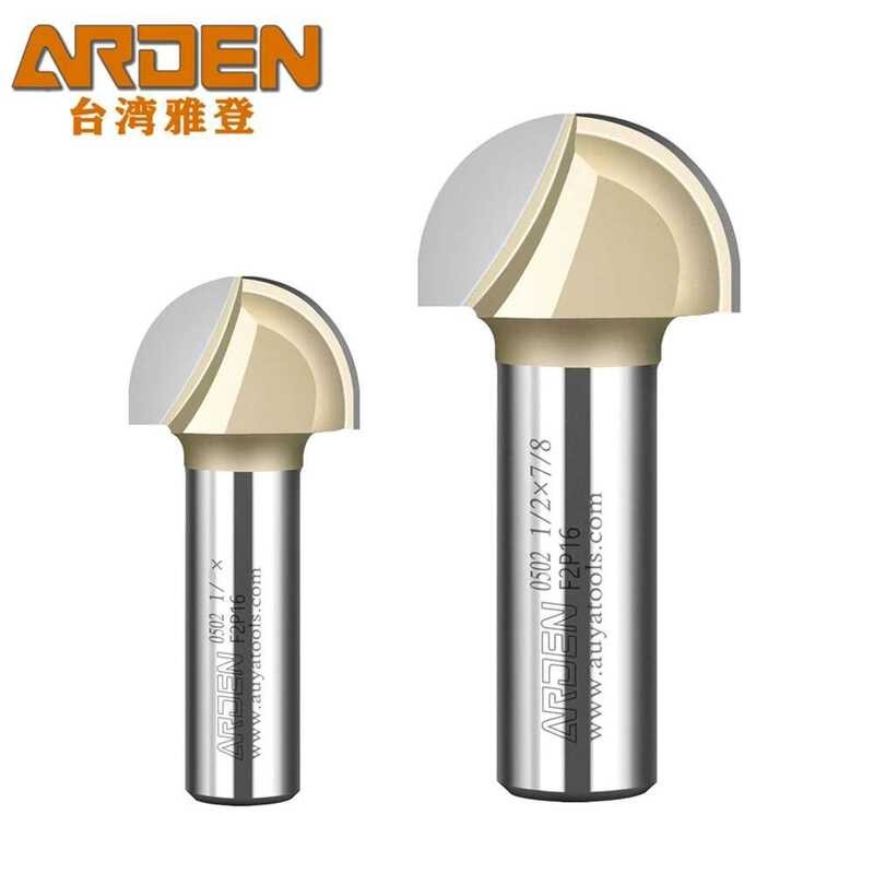 ARDEN Core Box Carbide Round Bottom Groove Milling Cutter Radius Ball ...