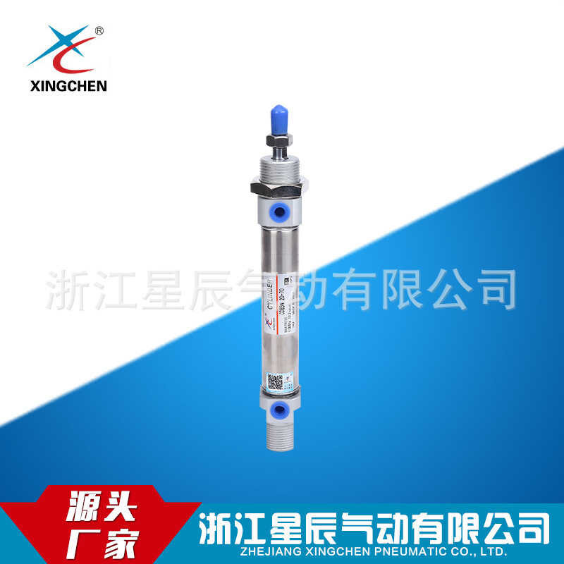 Xingchen Pneumatic CDJKB Series 10 Bore Stainless Steel Mini Cylinder ...