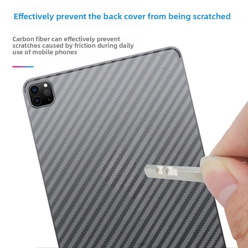 Carbon Fiber Skin Back Film For Samsung Galaxy Tab Tab S10 FE+ 13.1 ...
