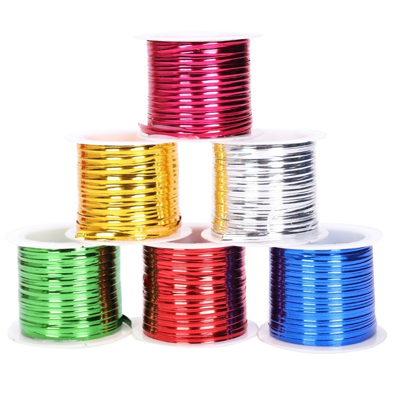 Twist Wire Metallic Bouquet Wire Wrapping String Roll Gift Wrapping ...