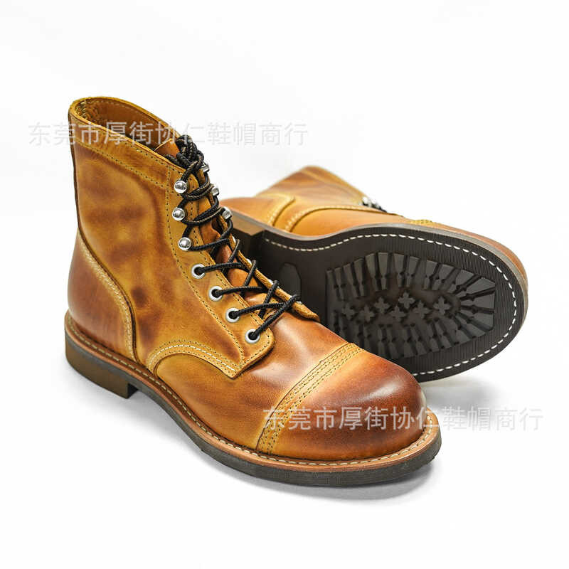 Goodyear 8111 Men's Genuine Leather Martin Red Work Wing Western Cowboy ...
