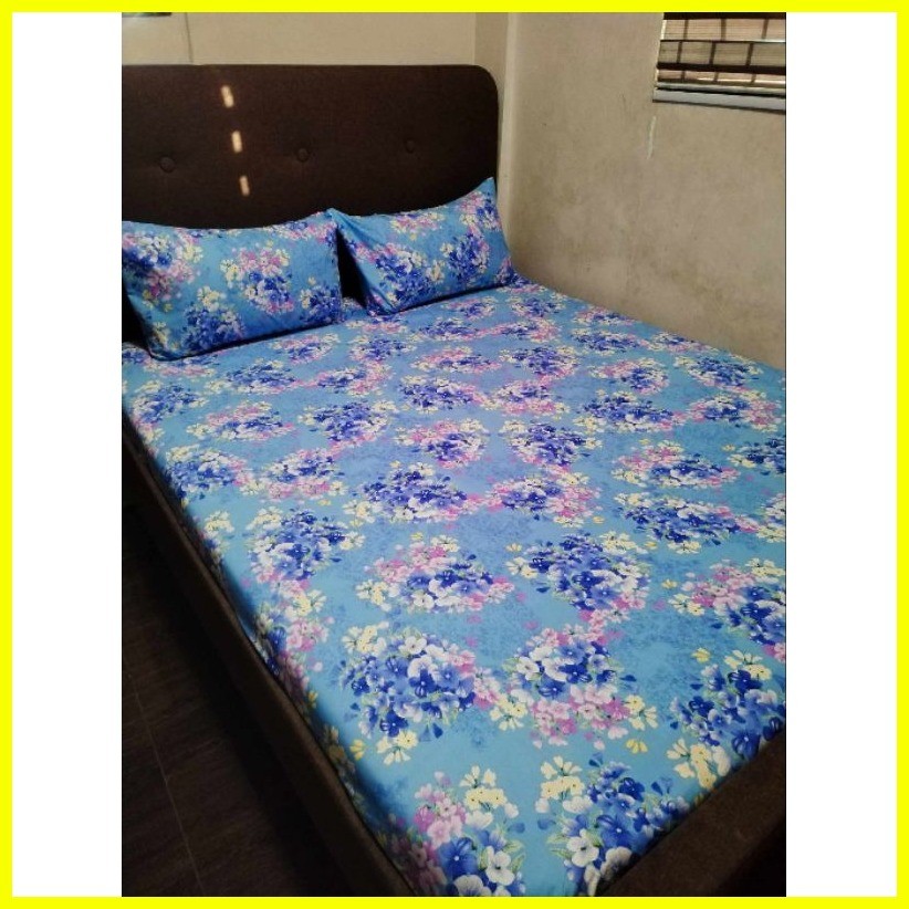 Garterized Bedsheet Only Floral/Leafy Designs Canadian Cotton Single ...