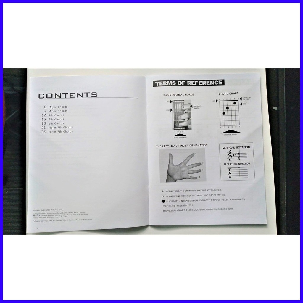 Guitar Chords Book (In Photo Chart Format) Guitar Book Guitar Chord ...