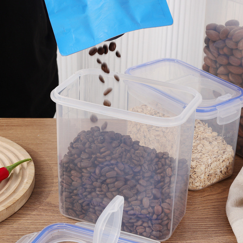 1.3L/1.8L/2.5L Airtight Food Storage Container , Triple Lock Sealed ...