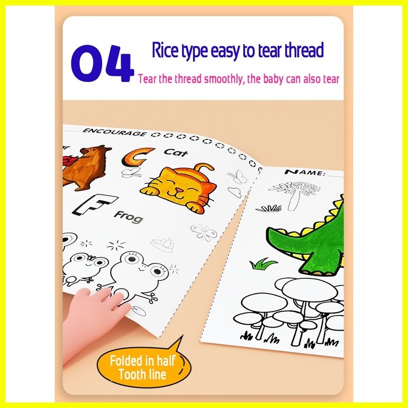 HGS 3 Meters Cartoon Graffiti Wallpapers Tearable Blank Coloring ...