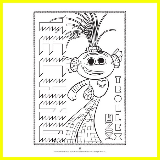 Dreamworks - Trolls World Tour - Jumbo Coloring & Activity Book Ages 3 ...