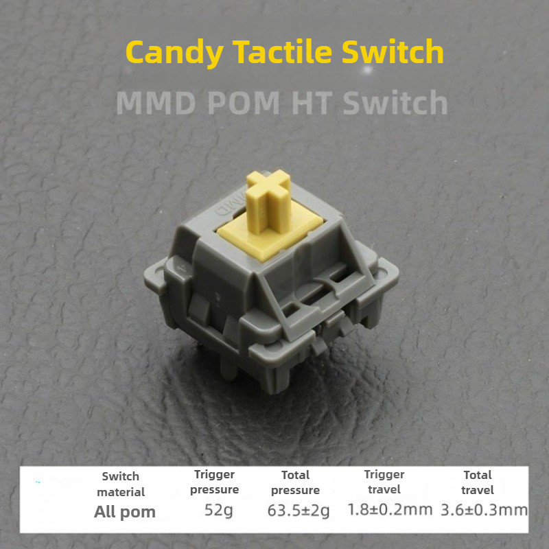 MMD Candy Switch Tactile 5pin 52g POM Customed Hot Swappable Factory ...