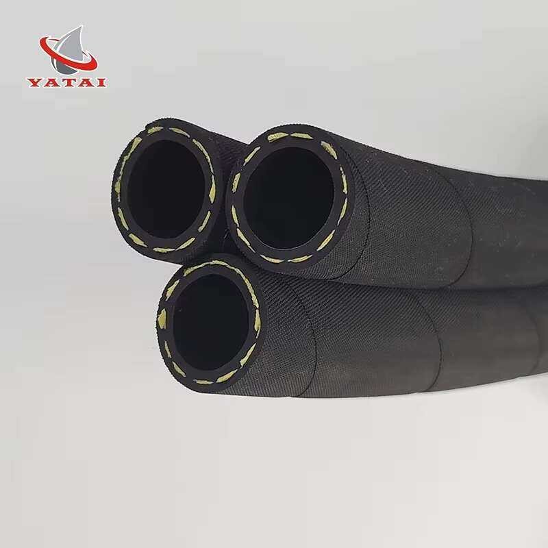 SAE J30 R9/R10 3/8” 10mm High Pressure Flexible Hydraulic Fuel Rubber ...