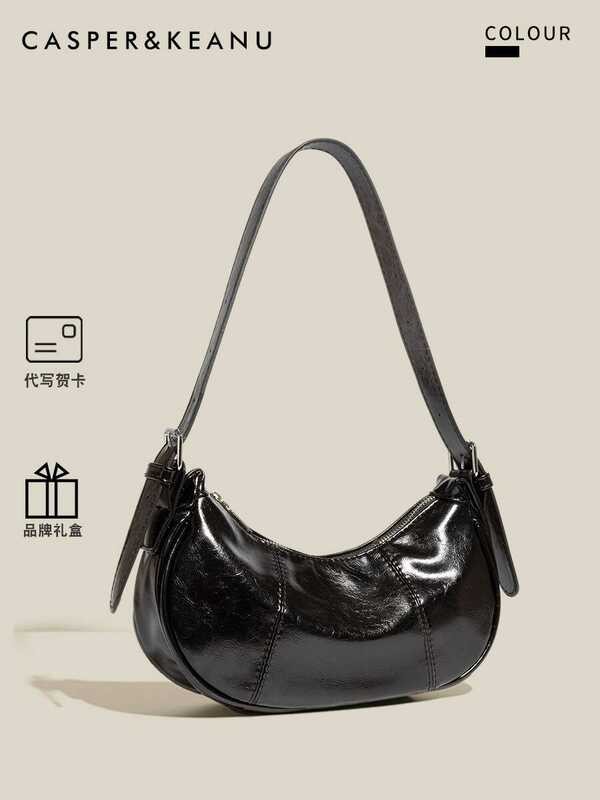 F Casper&Keanu Korean High-End Simple Dumpling Bag 2025 Spring Summer ...