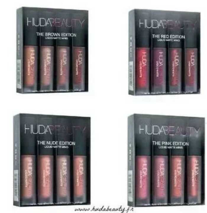 NEW Lipstick ⭐ HUDAS Beauty Liquid Matte Minis Uda Shimmer Palette Same ...