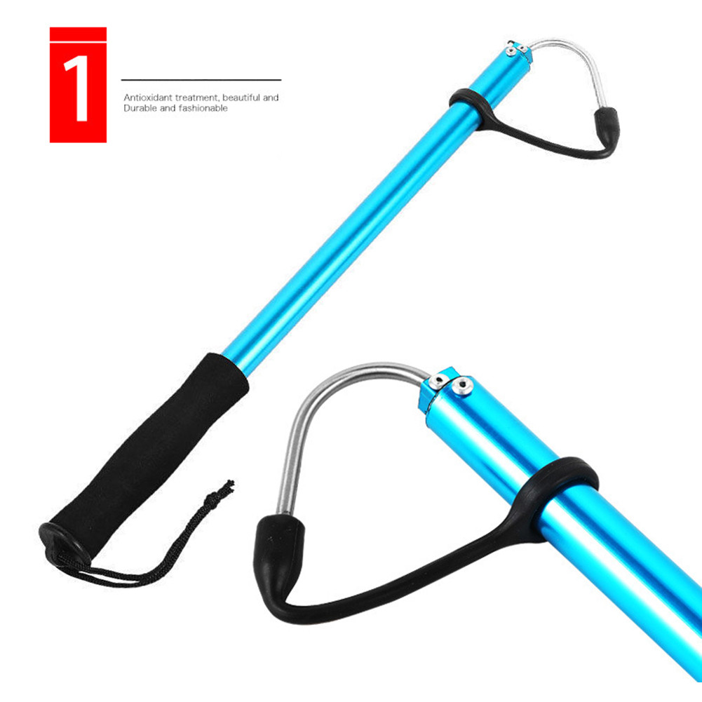 New Telescopic Retractable Fish Gaff Stainless Steel Professional Ice ...