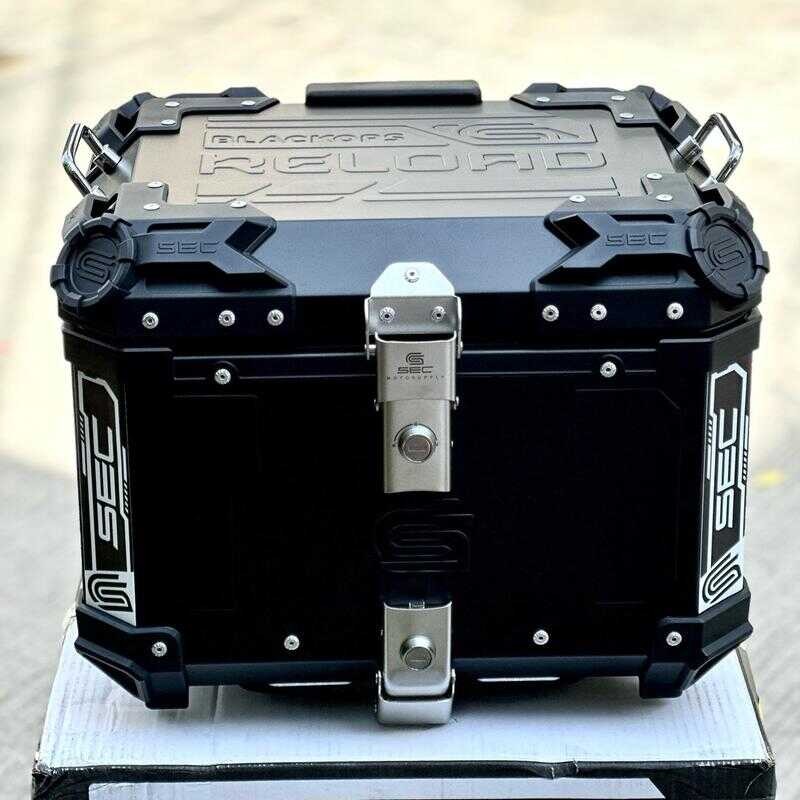 2025 Edition SEC Alloy 45Liters Top Box For Motorcycle | Shopee Philippines