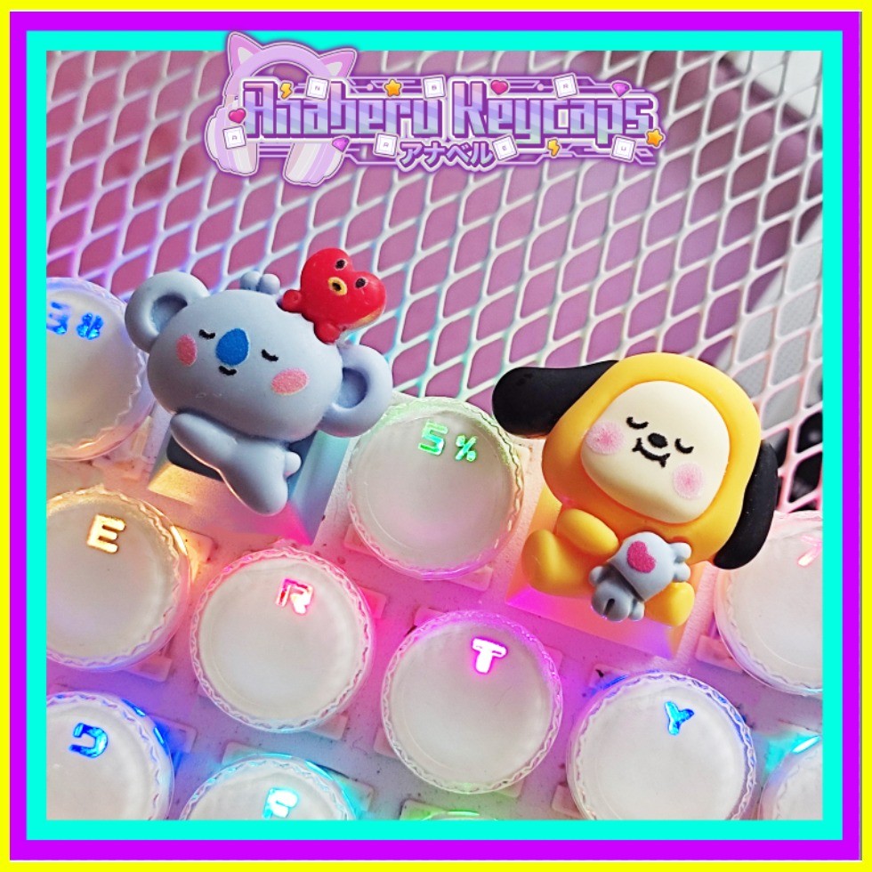 BT21 BTS keycaps Kpop keycaps version 1 matte (glossy available ...