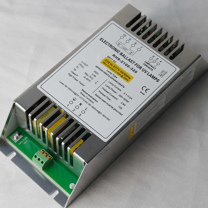 sterilization UV ballast PH9-2100-320 pipeline overcurrent water tank ...