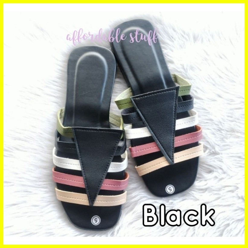 MARIKINA FLATS /SANDALS (COLORFUL STRAPS) | Shopee Philippines