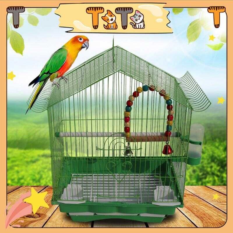 Ti Bird Cage And Medium-Sized Wire Thrush Cages Minimalist Small Bird ...
