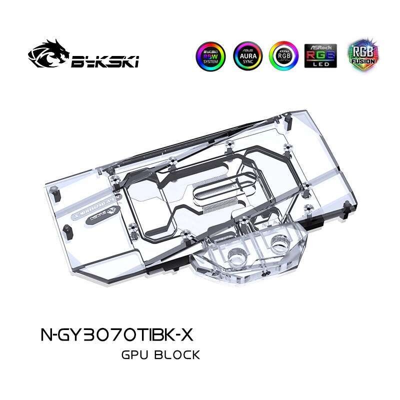 Bykski GPU Cooler Graphic Card Water Block for GALAX GeForce RTX 3070 ...
