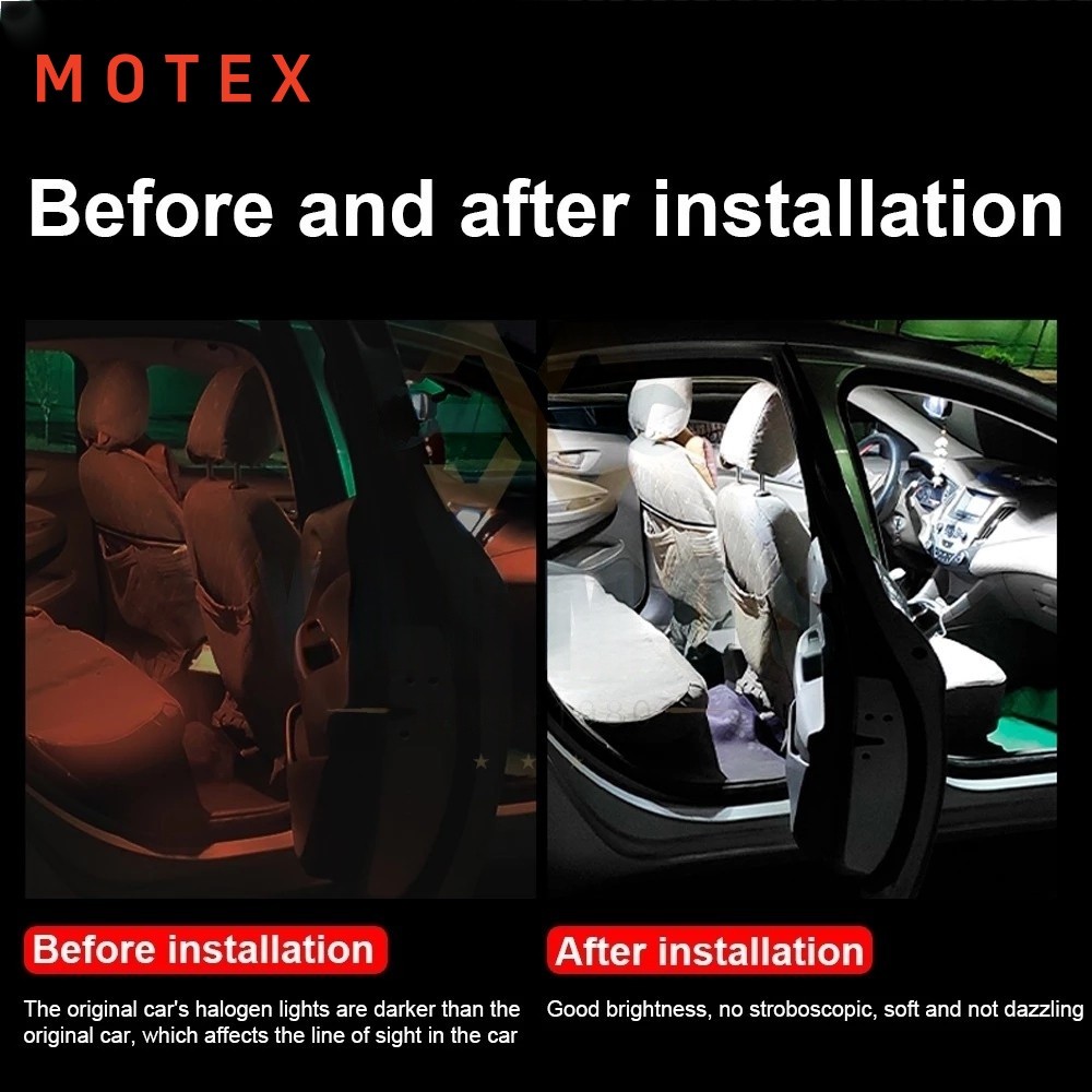 AOMOTOX 1PC Waterproof Silicone T10 Led Park Light W5w 194 15smd 3014 ...