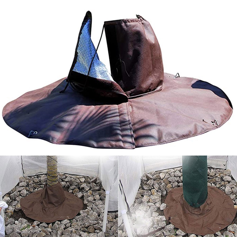 JTFY ️ Winter Palm Tree Root Protector Frost cover for branches and ...