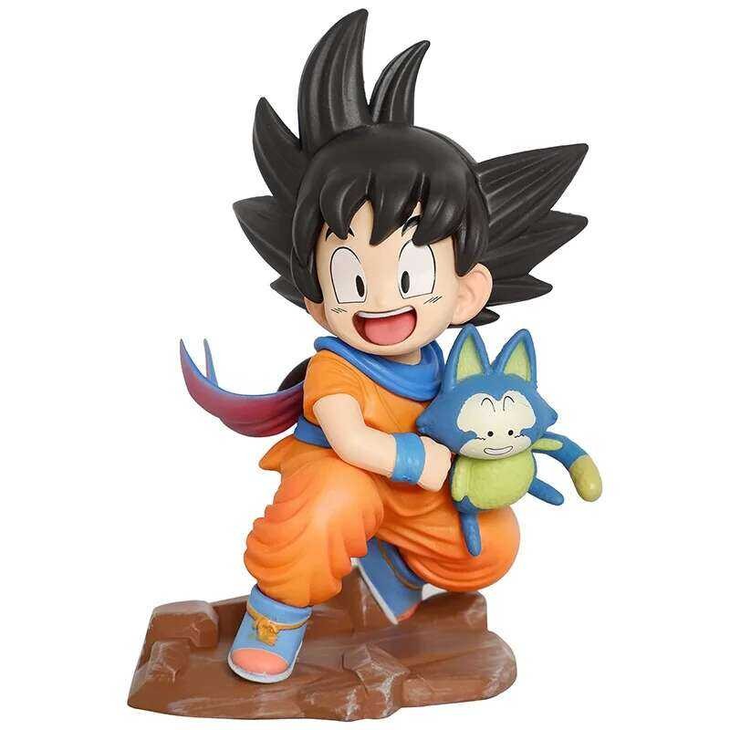 Anime 10Cm Dragon Ball Z Figure DBZ Goku Figure Goku Embrace Puar PVC ...