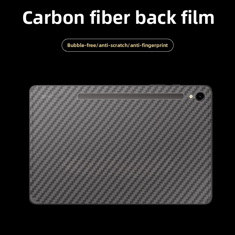 Carbon Fiber Skin Back Film For Samsung Galaxy Tab Tab S10 FE+ 13.1 ...