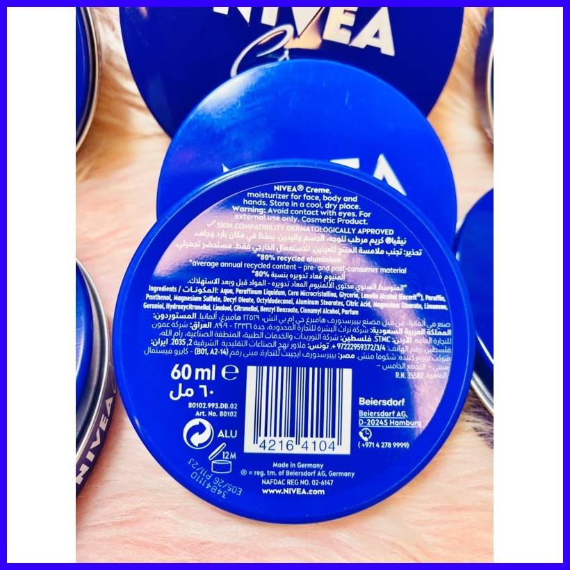 Nivea Creme for face, body and hands BLUE 60ml/150ML MADE IN GERMANY ...
