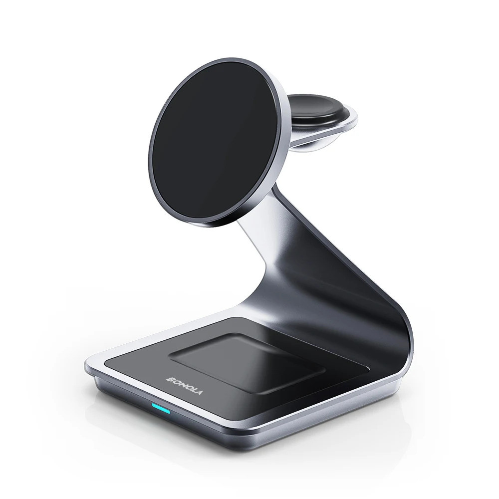 Magnetic 3 in 1 Wireless Charger Station for Samsung S24 Ultra/S23 25w ...