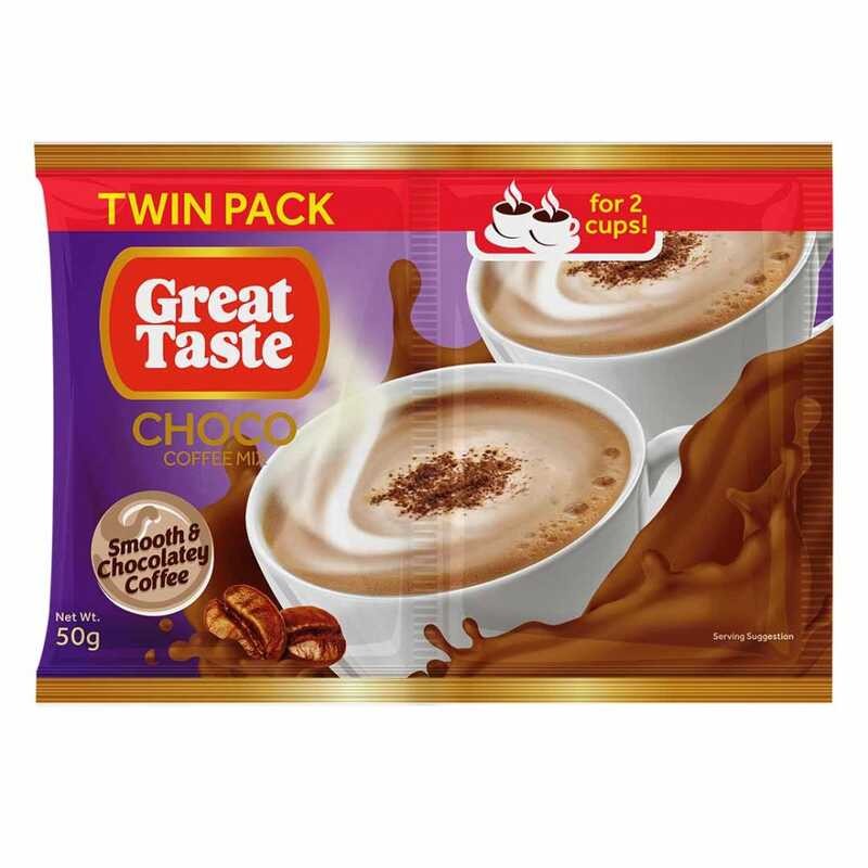 Great S Taste Choco Twin Pack S, 3-In-1 Coffee, 50G X 10 s , Coffee ...