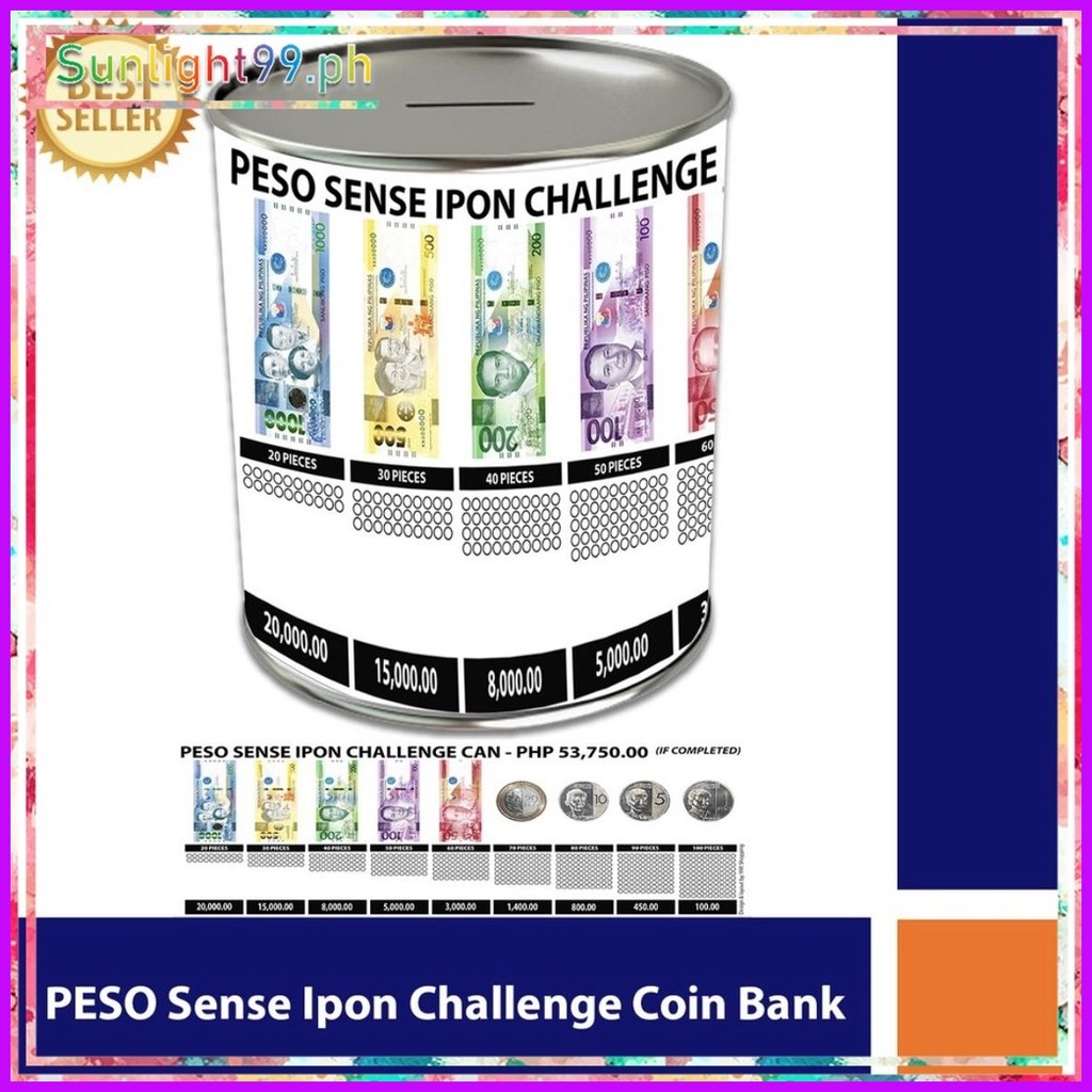 2025 peso sense ipon challenge alakansya coin bank ipon challenge ...