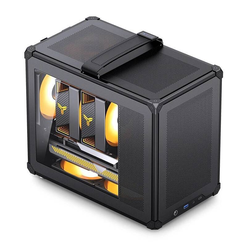Max Jonsbo Handle Case ITX M-ATX Side transparent ATX Power ply Desop ...