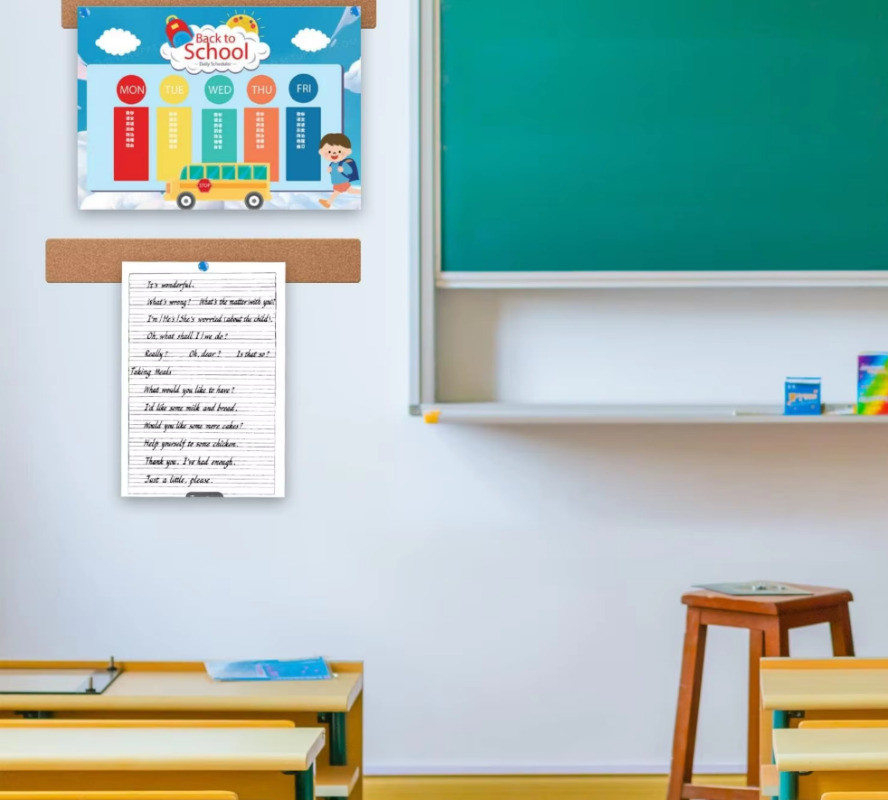 Long Cork Board Strips, Cork Felt, Bulletin Strips, Self-adhesive Cork ...